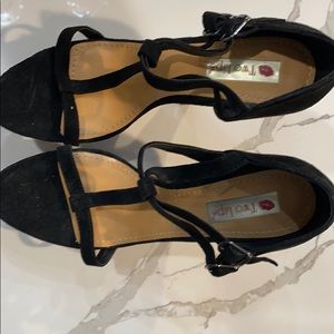 Two Lips | Shoes | Cutout Wooden Platform Heels | Poshmark